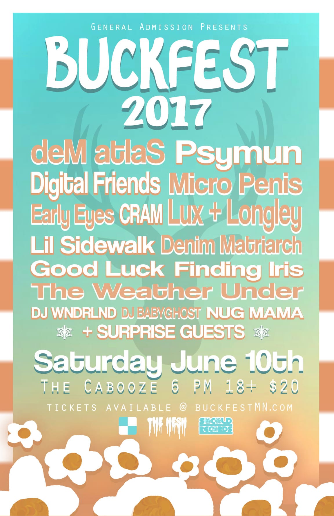 Buckfest 2017 Lineup Announcement + Ticket Info