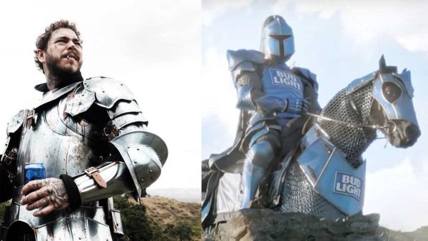 Post Malone Embodies the Bud Light Knight in his Music Video "Circles"