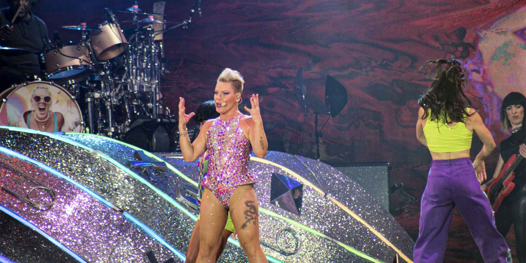 Pink Takes Target Field to New Heights